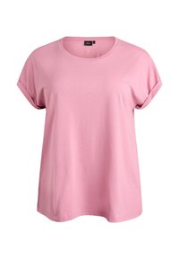 Zizzi T-Shirt basic - foxglove/rosa - Zalando.at