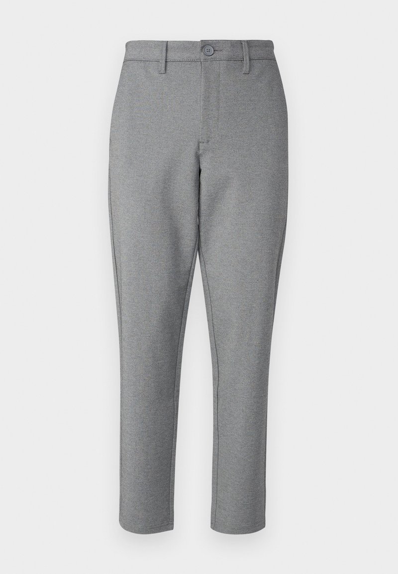 Only & Sons ONSMARK REGULAR - Trousers - medium grey/mottled light grey ...