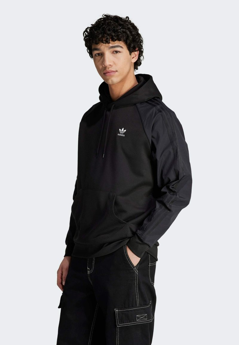 adidas Originals ADICOLR RE-PRO SST MIX - Hoodie - black - Zalando.co.uk
