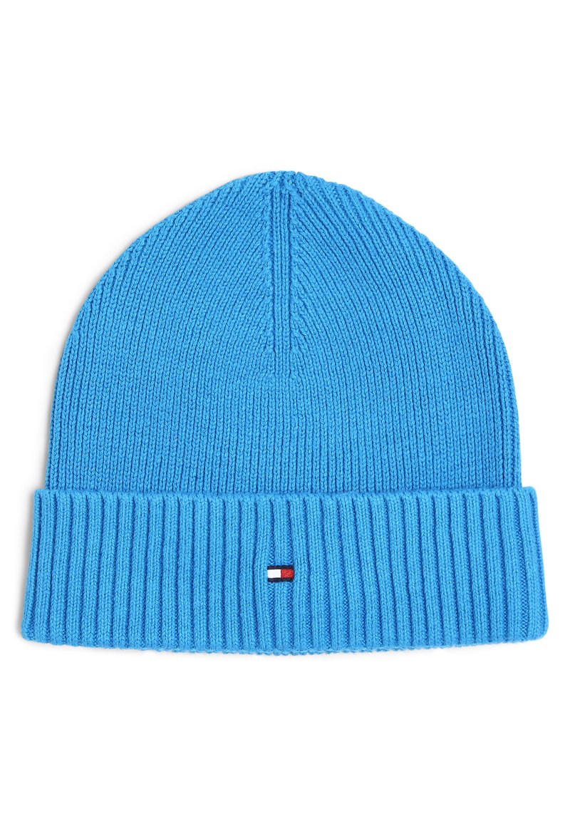 Tommy Hilfiger ESSENTIAL FLAG UNISEX - Beanie - aqua/blue - Zalando