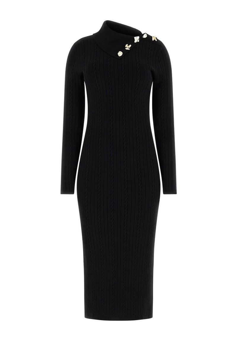 Guess PRISCILLA CABLE - Robe pull - jet black/noir - ZALANDO.FR