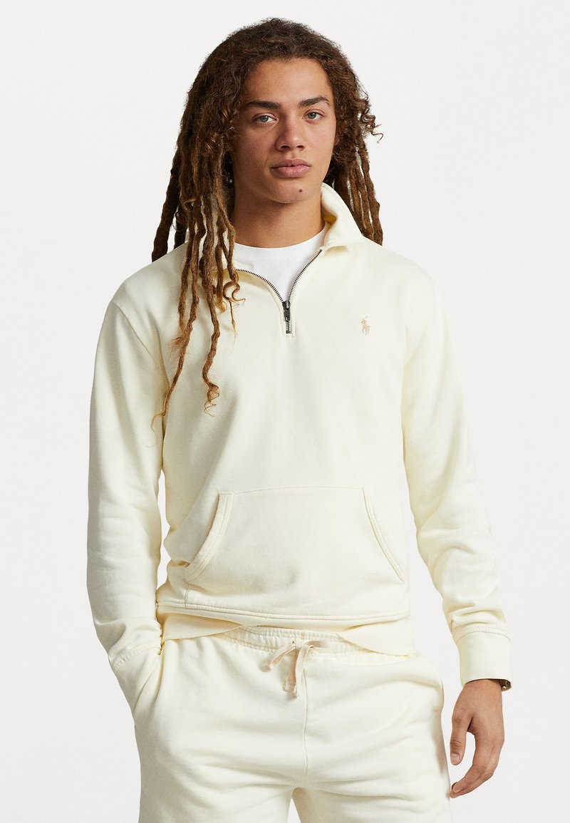 Polo Ralph Lauren LOOPBACK FLEECE QUARTER ZIP SWEATSHIRT - Sweatshirt ...