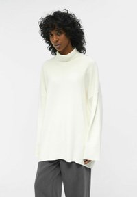 Object GUNVOR LS - Strickpullover - cloud dancer/offwhite - Zalando.de