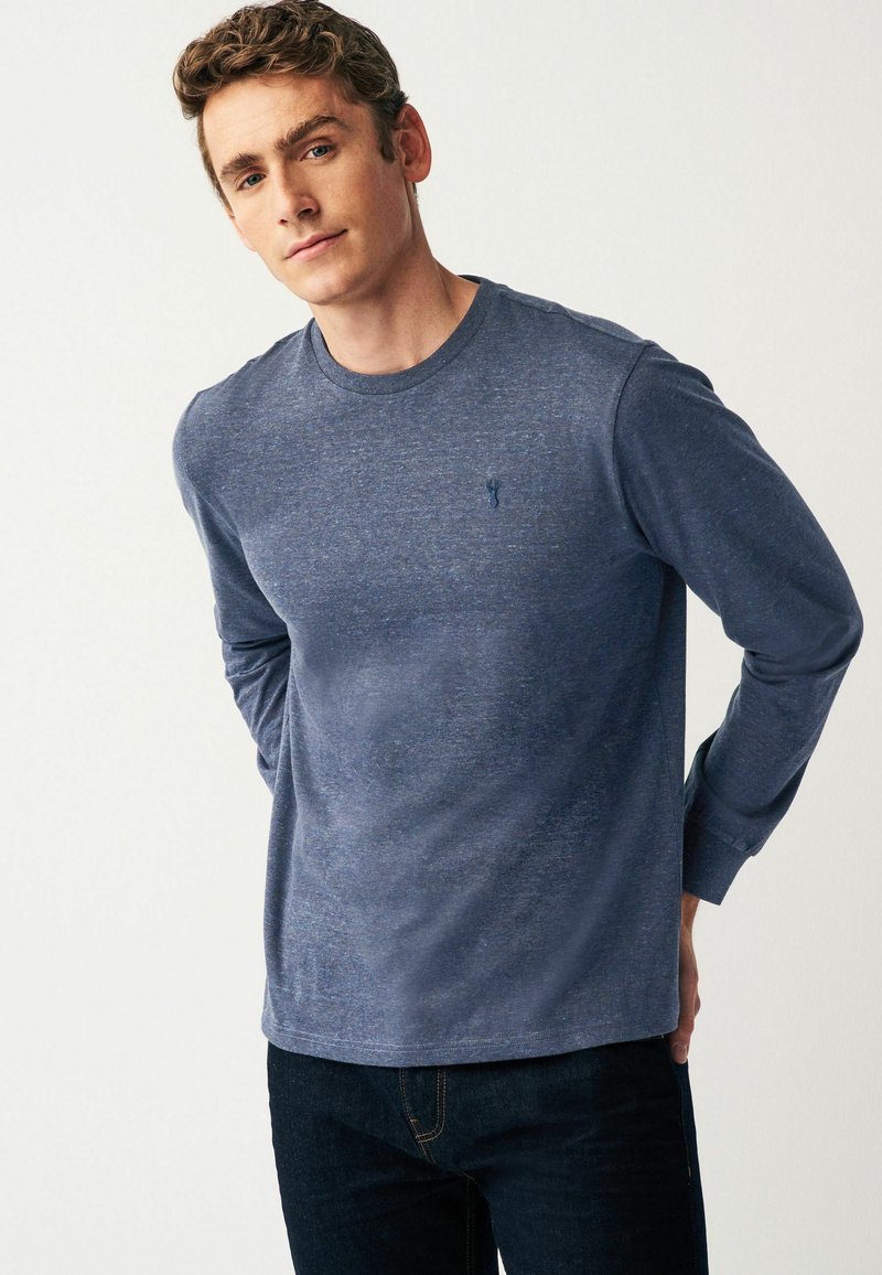 Next STAG MARL - Långärmad tröja - navy blue/blå - Zalando.se