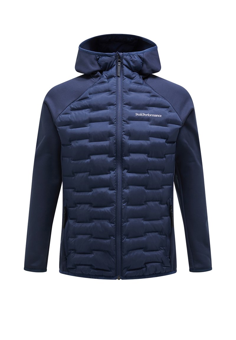 Peak Performance ARGON HYBRID HOOD - Outdoor jacket - blue shadow/blue ...