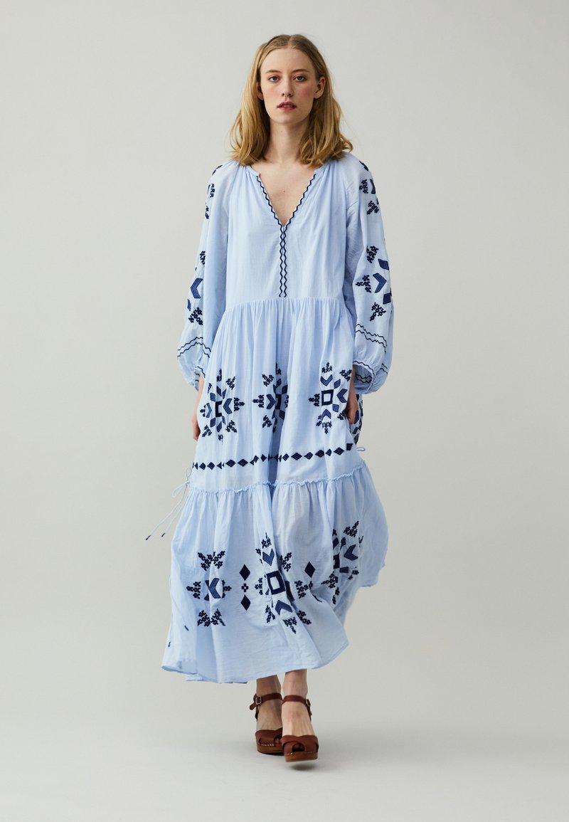 Odd Molly NOOR - Maxi dress - blue dew/light blue - Zalando.de