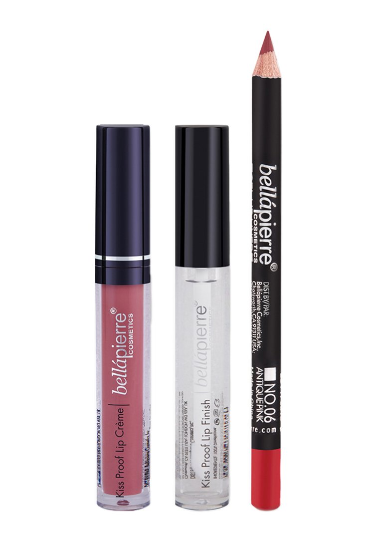 bellápierre KISS PROOF SLAY KIT - Læbepalette - antique pink/pink ...
