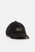 EA7 Emporio Armani BASEBALL HAT UNISEX - Cap - black beauty/black ...