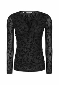 Soft Rebels TALULA TWIST V-NECK - Blouse - black - Zalando.ie