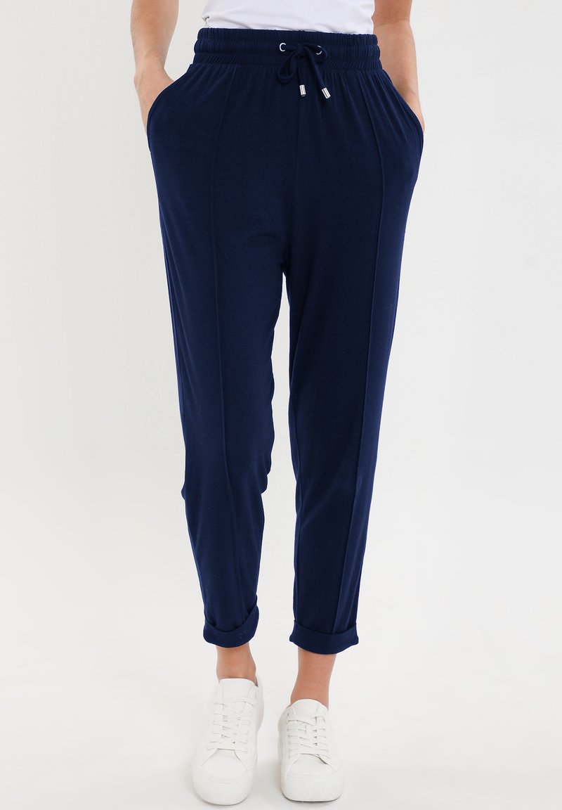 Threadbare Jogginghose Navy Blau Zalando De