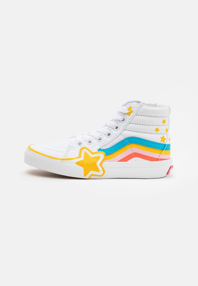 Vans SK8-HI RAINBOW STAR UNISEX - Sneakers high - true white/multi ...