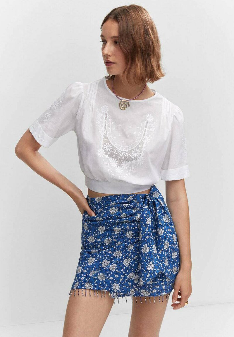 Mango ROSIE - Bluse - šedobílá/offwhite - Zalando.ch
