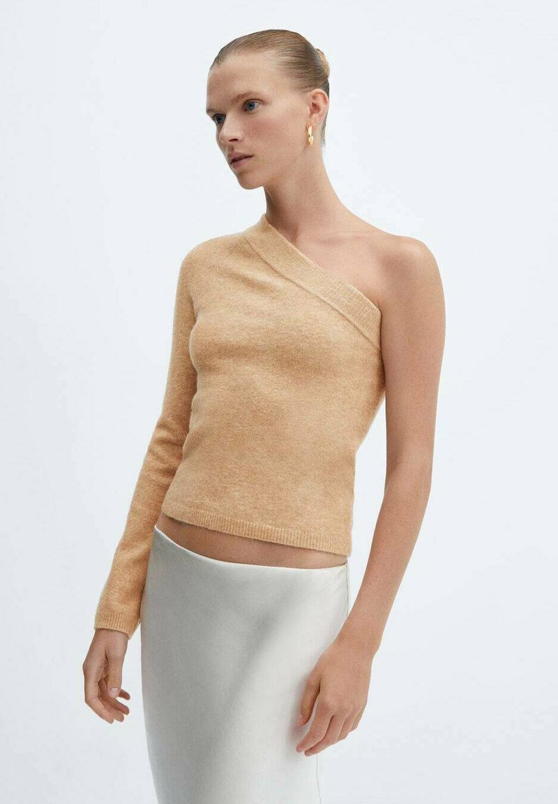Mango Basic T-shirt - mittelbraun/brown - Zalando.co.uk