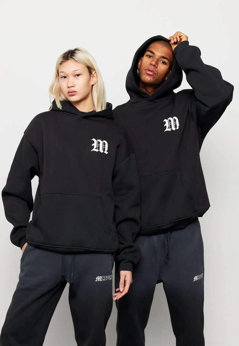 Multiply Apparel Hoodie - black soda washed/black - Zalando.de