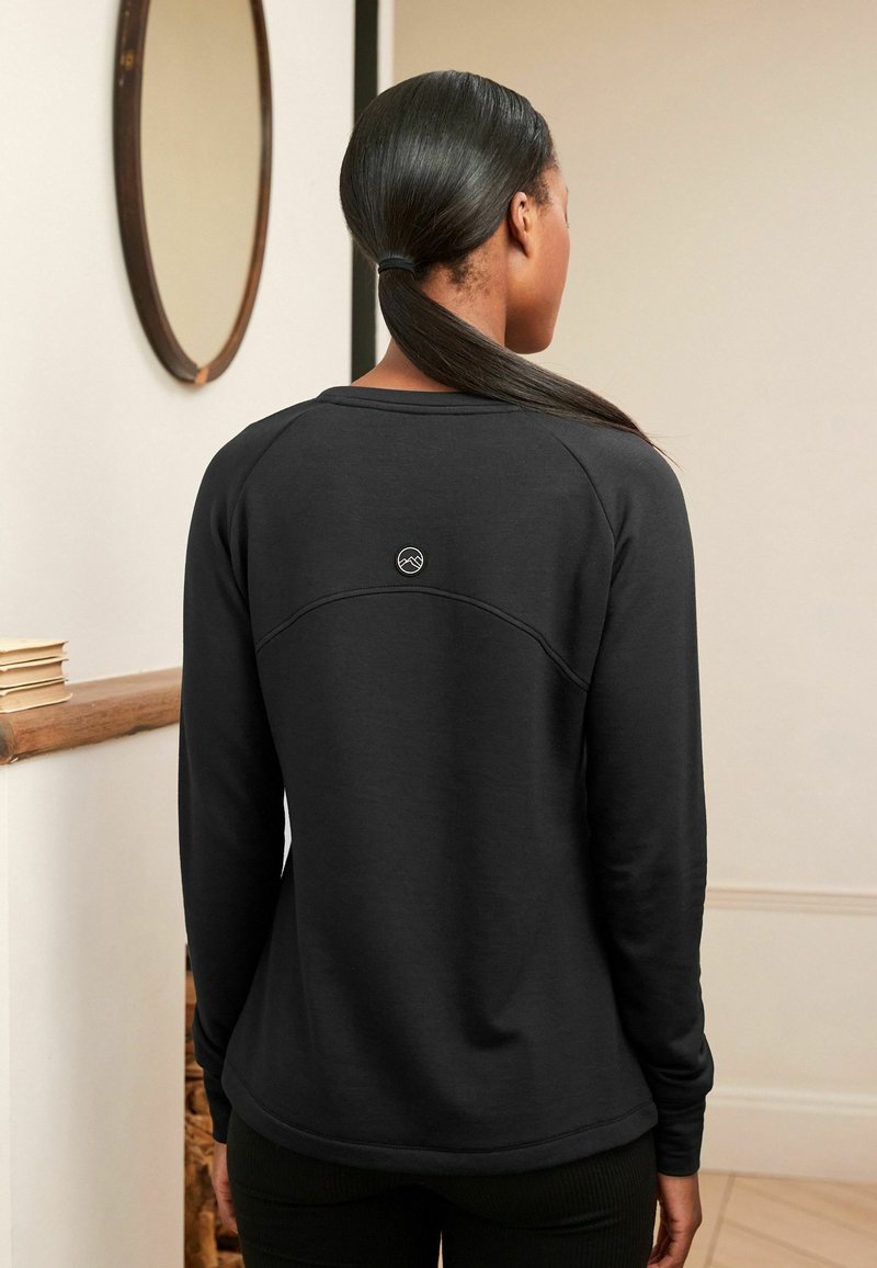 Next NEXT ELEMENTS BRUSHED THERMAL LONG SLEEVE TOP - Sweatshirt - black ...