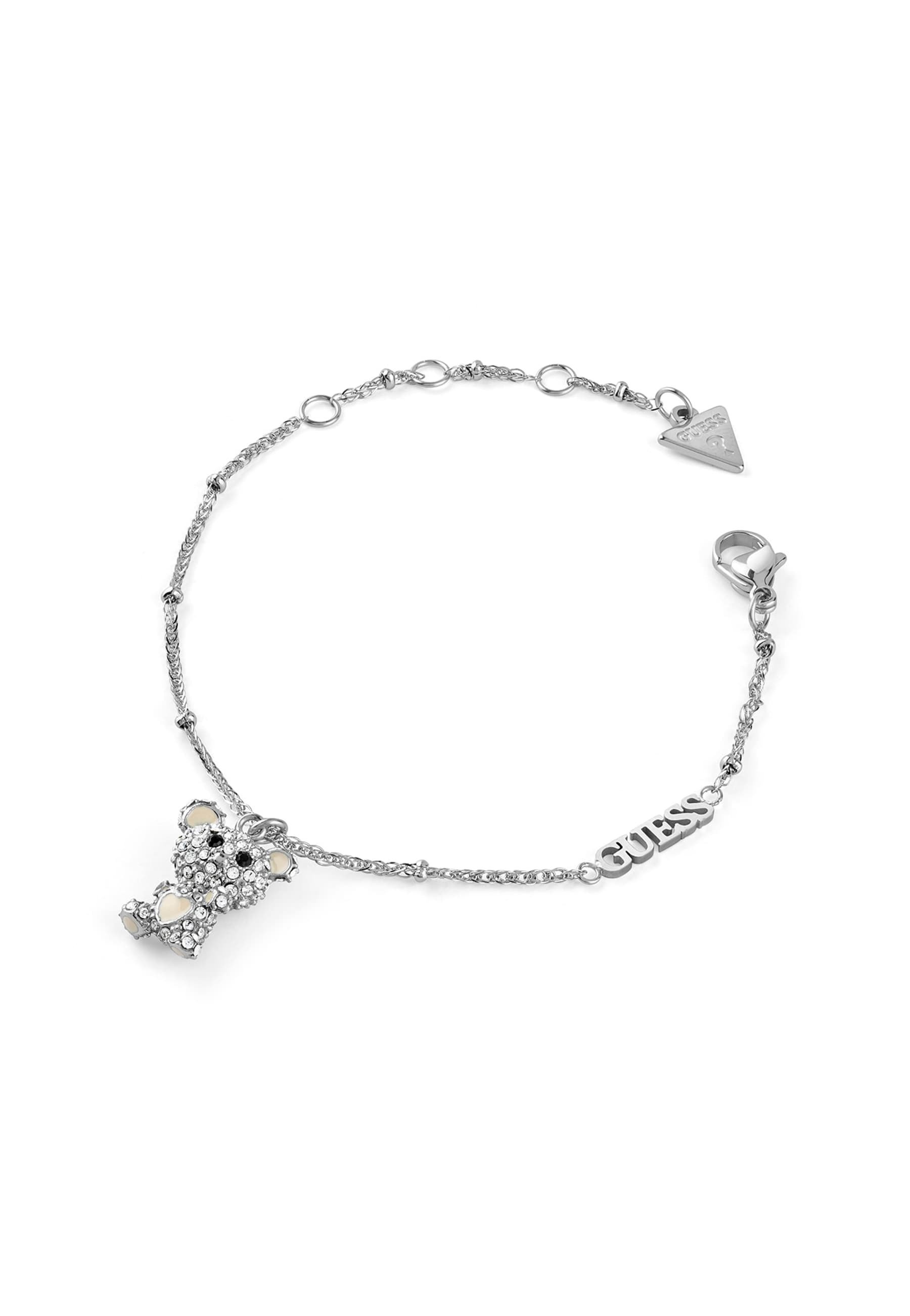 Guess silver bracelet store