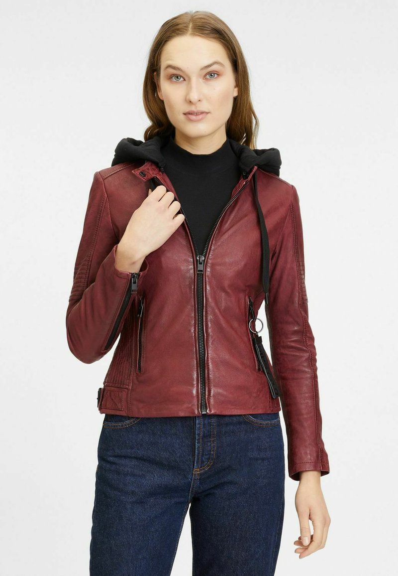 Gipsy GWJADYN SF - Lederjacke - red/rot - Zalando.at