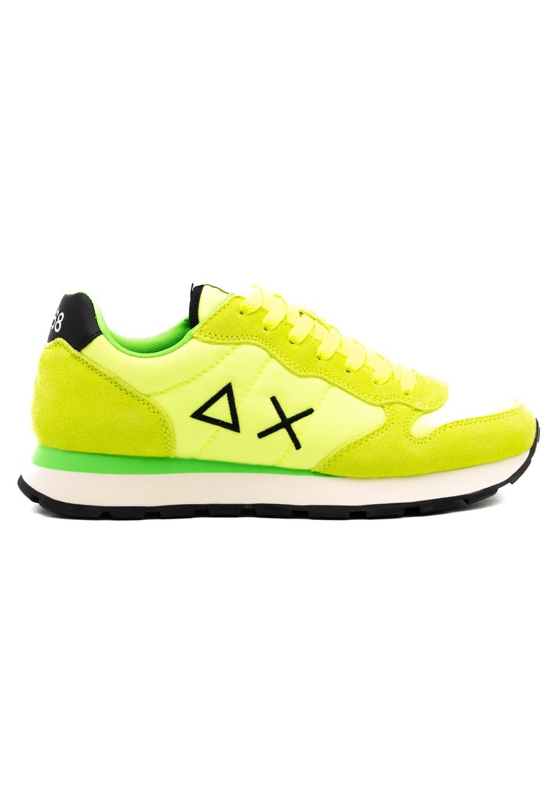 Sun68 TOM SOLID FLUO - Sneaker low - yellow/white denim - Zalando.de
