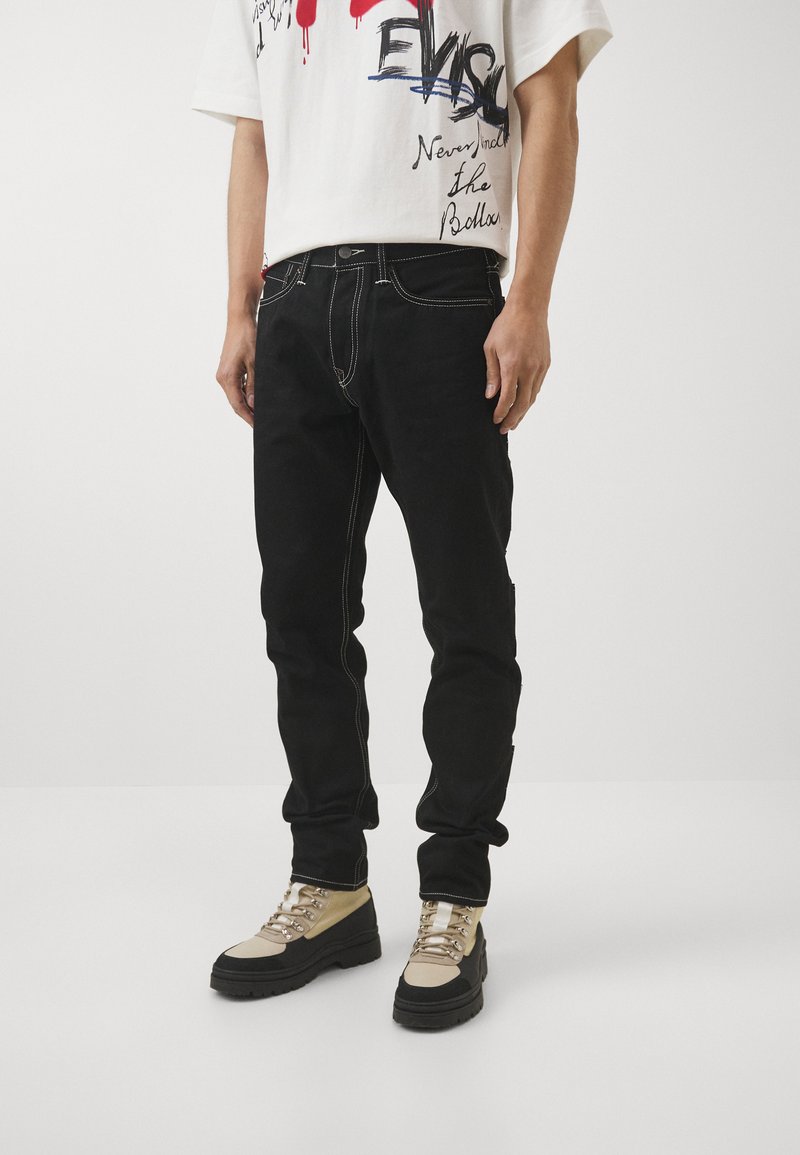 Evisu Jeansy Straight Leg/czarny denim - Zalando.pl