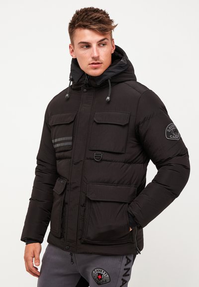 Alessandro Zavetti NEVORI PUFFER JACKET - Vinterjakke - jet black/svart ...