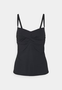 s.Oliver WIRE TANKINI - Bikiniöverdel - black/svart - Zalando.se