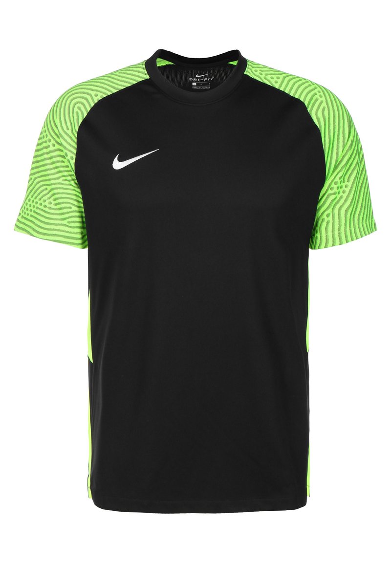 Nike Performance Strike Ii Sport T Shirt Black Volt White Schwarz