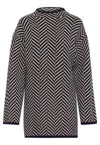 Part Two Neule - navy jacquard/tummansininen - Zalando.fi