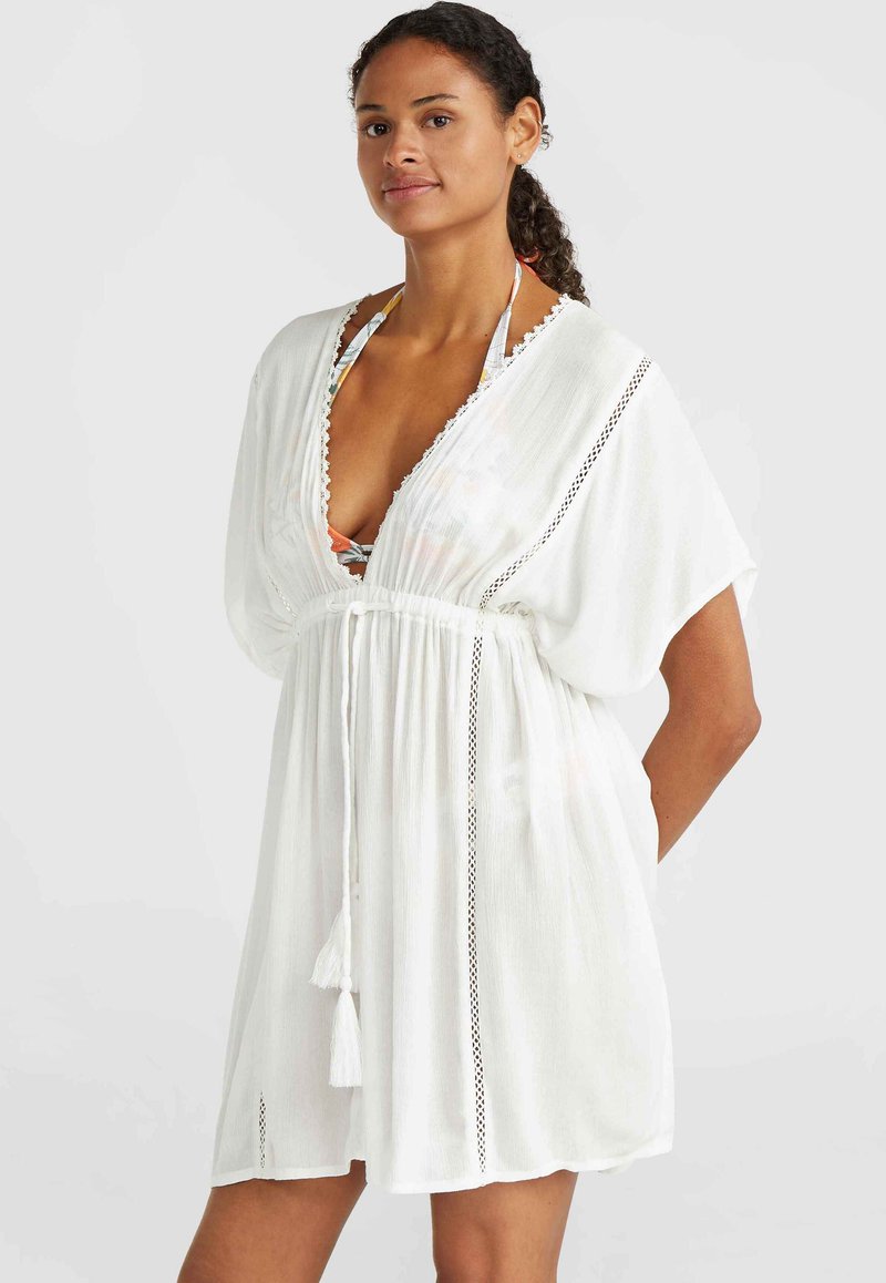 O'Neill ESSENTIALS MONA BEACH COVER UP - Beach accessory - snow white ...