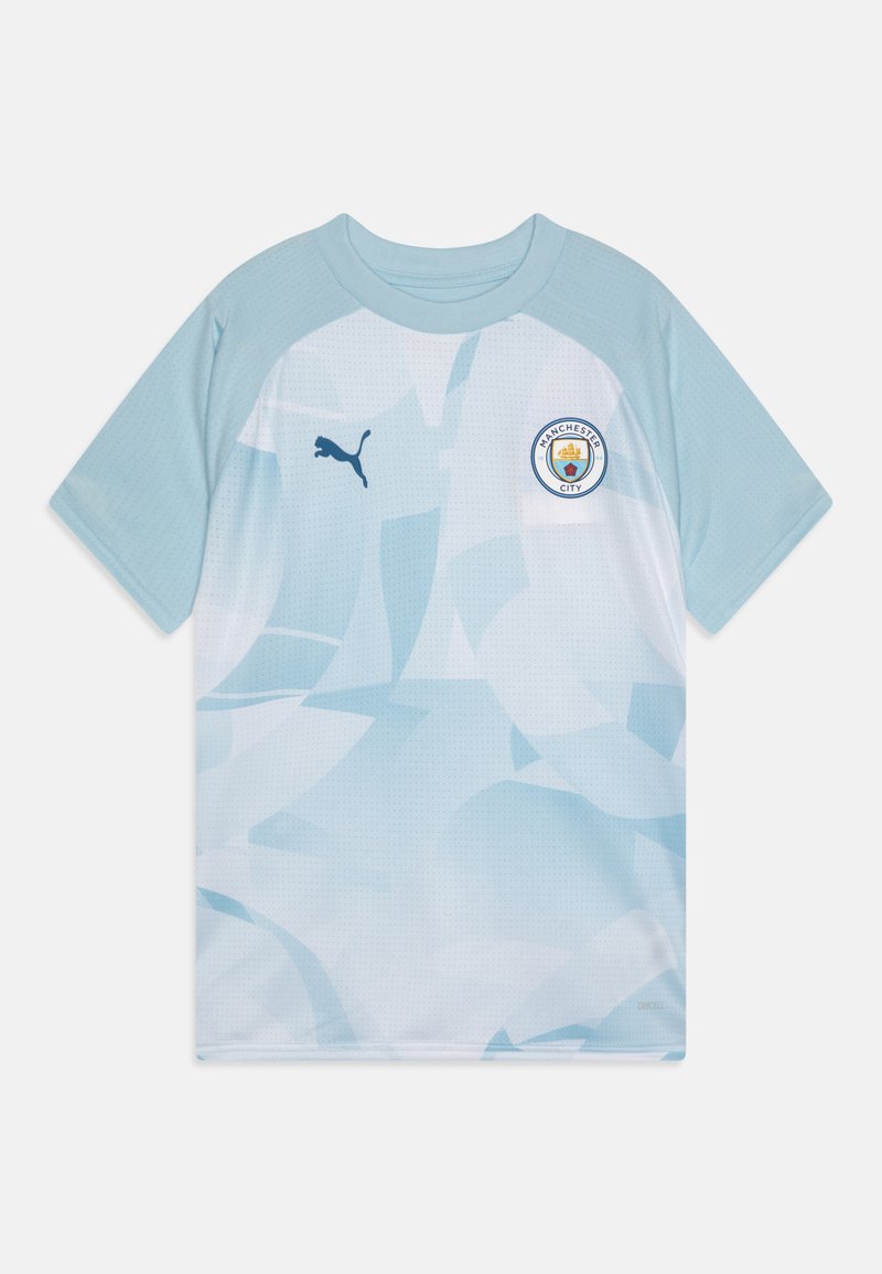 Puma MANCHESTER CITY PREMATCH JR UNISEX - Sportfelső - silver sky/lake ...