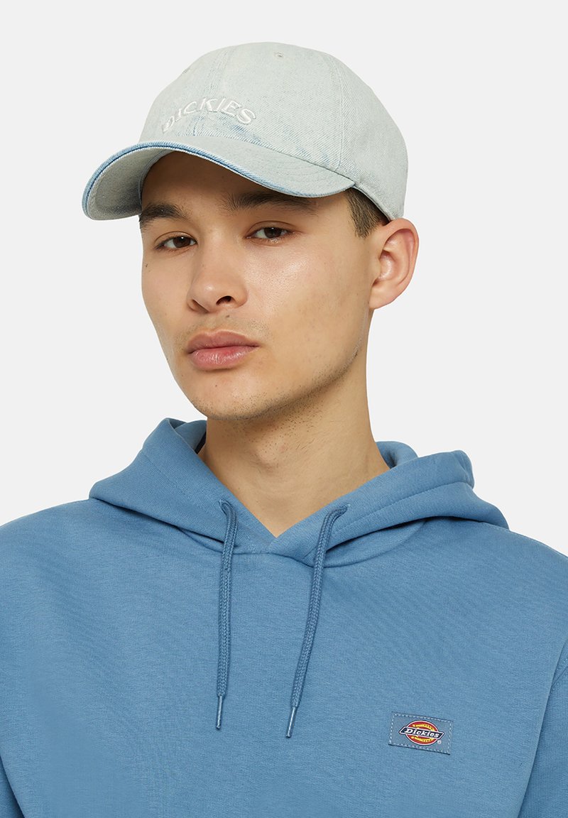 Dickies HARDWICK - Cap - vintage aged blue/light-blue denim - Zalando.de