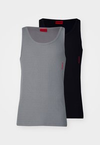 HUGO TANK TWIN 2 PACK - Undertrøjer - black/dark grey/sort - Zalando.dk