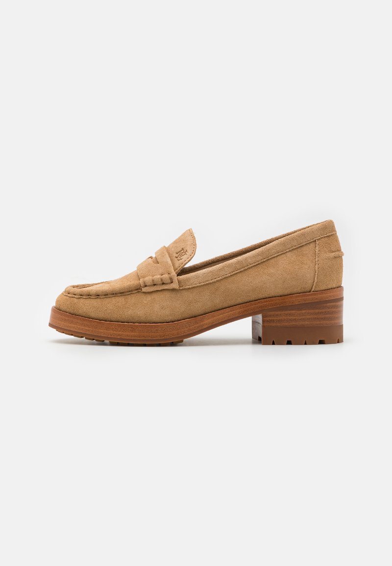 Lauren Ralph Lauren WREN LOAFER - Scarpe senza lacci - camel/sabbia ...