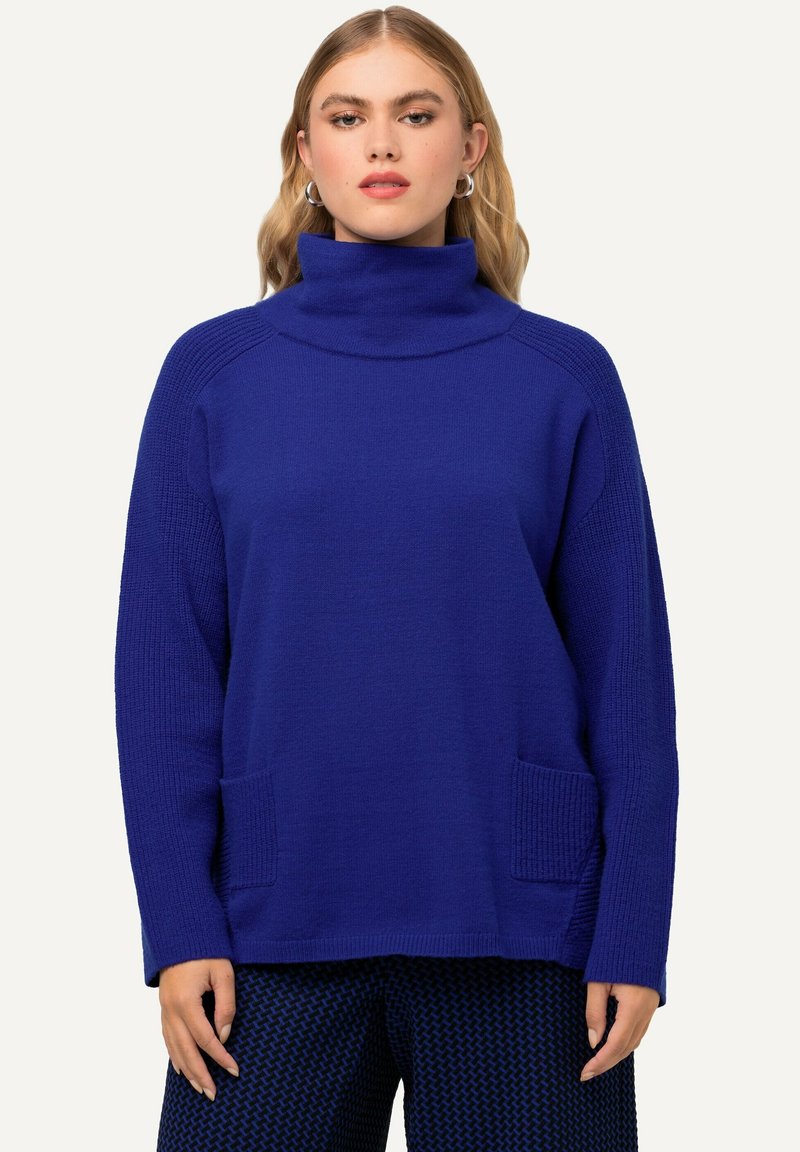 Ulla Popken Neule - dark blue/tummansininen - Zalando.fi