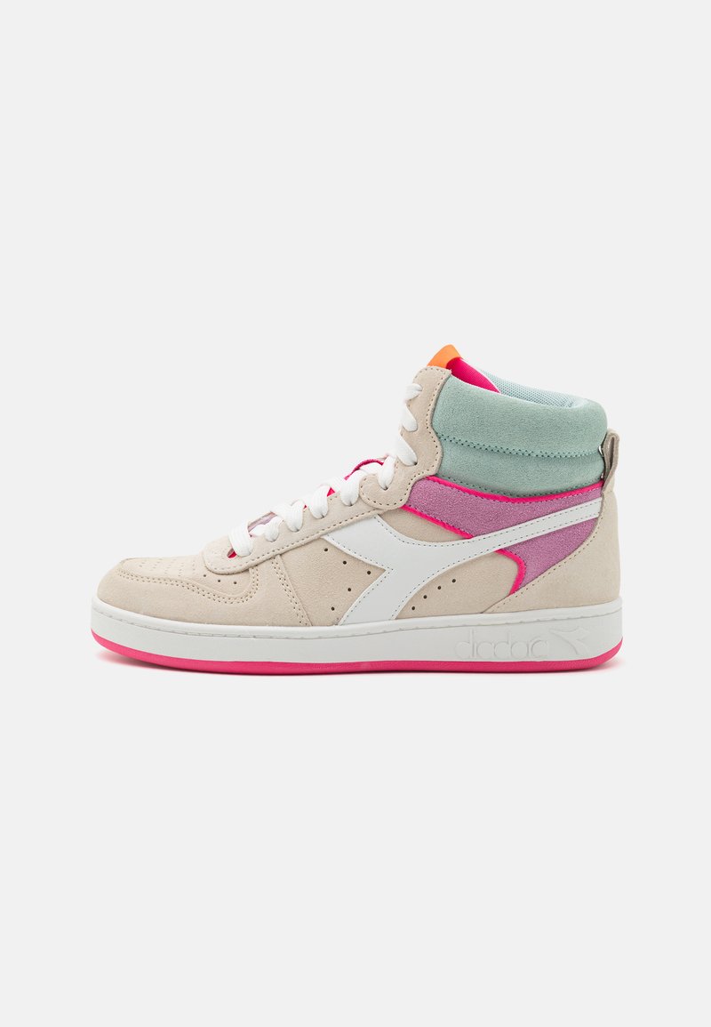 Diadora MAGIC BASKET MID - High-top trainers - whisper white/surf spray ...