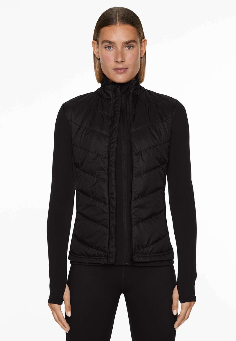 OYSHO VOLCANIC - Running jacket - black - Zalando.ie