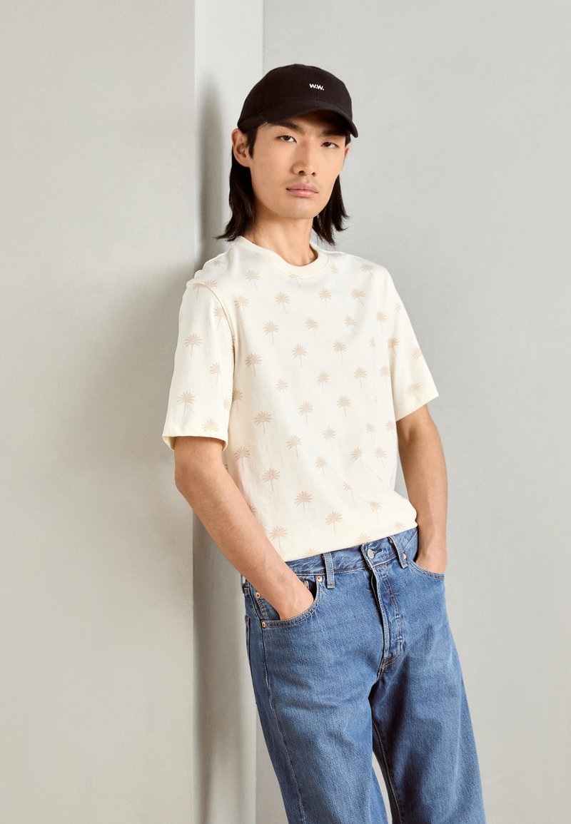 Scotch & Soda Print T-shirt - shell/sand - Zalando.co.uk