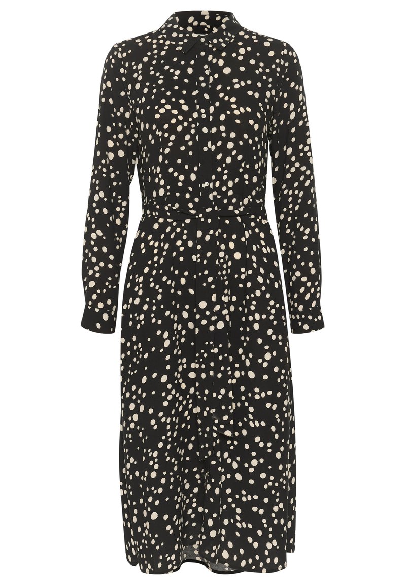 Part Two SHELBYPW - Shirt dress - black dot print/black - Zalando.ie
