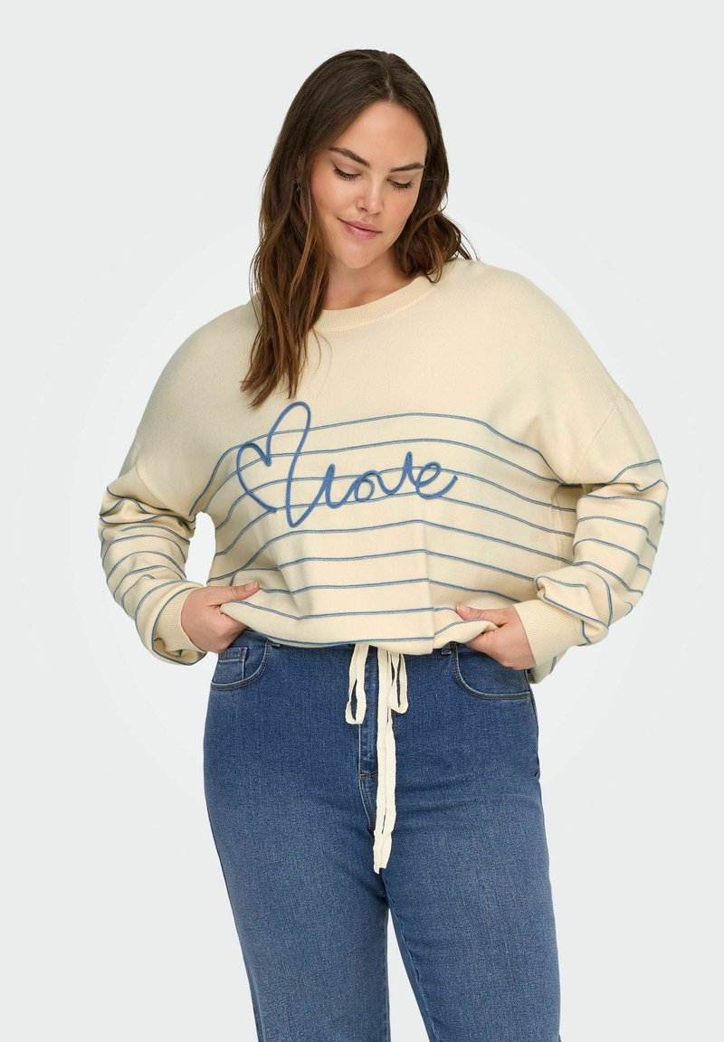 ONLY Carmakoma CARSIGNE - Jumper - birch/beige - Zalando