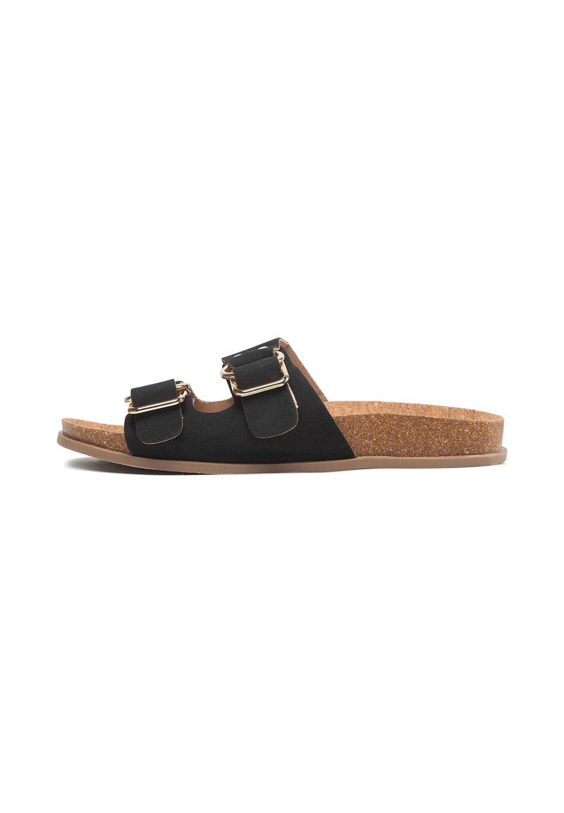 DeeZee - Klapki płaskie/czarny - Zalando.pl