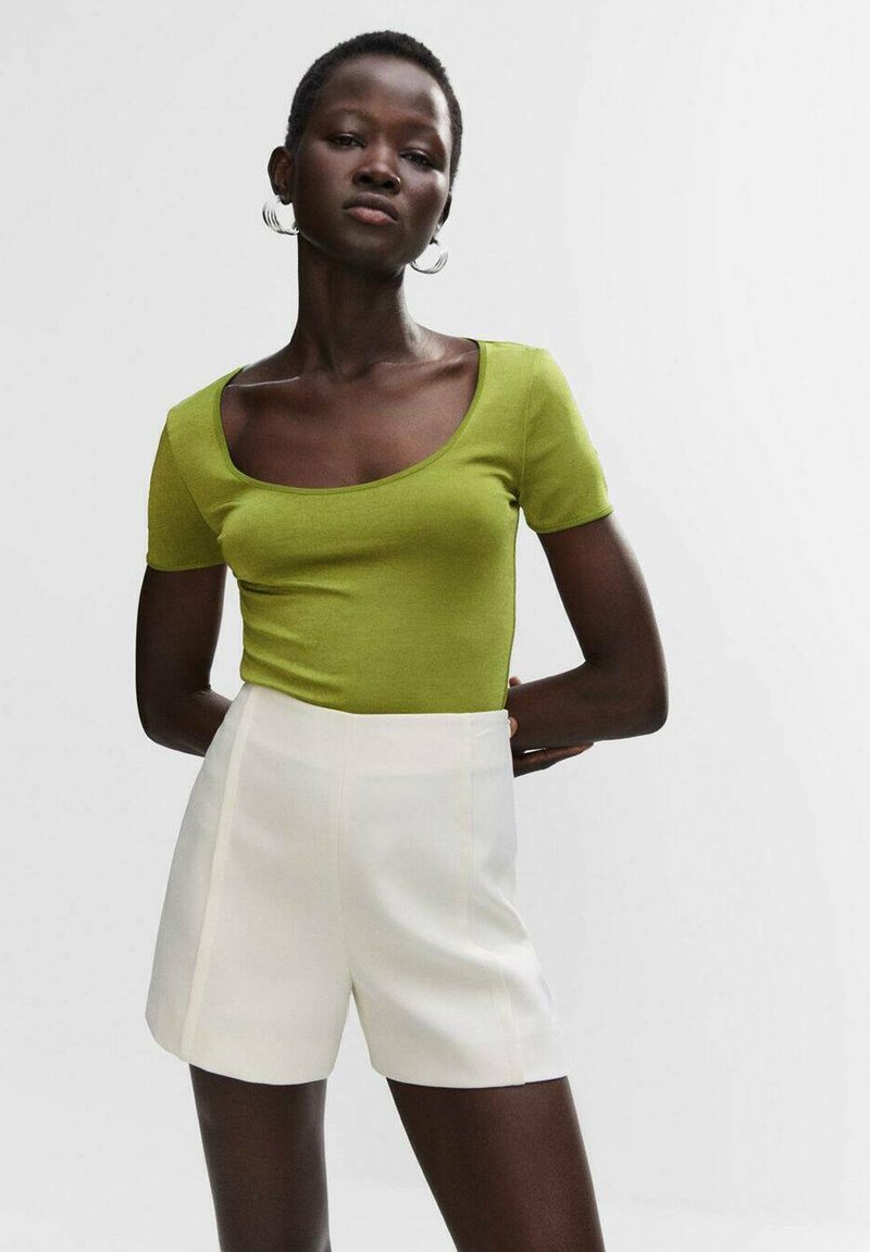 Mango OPAL - T-shirts basic - grøn - Zalando.dk
