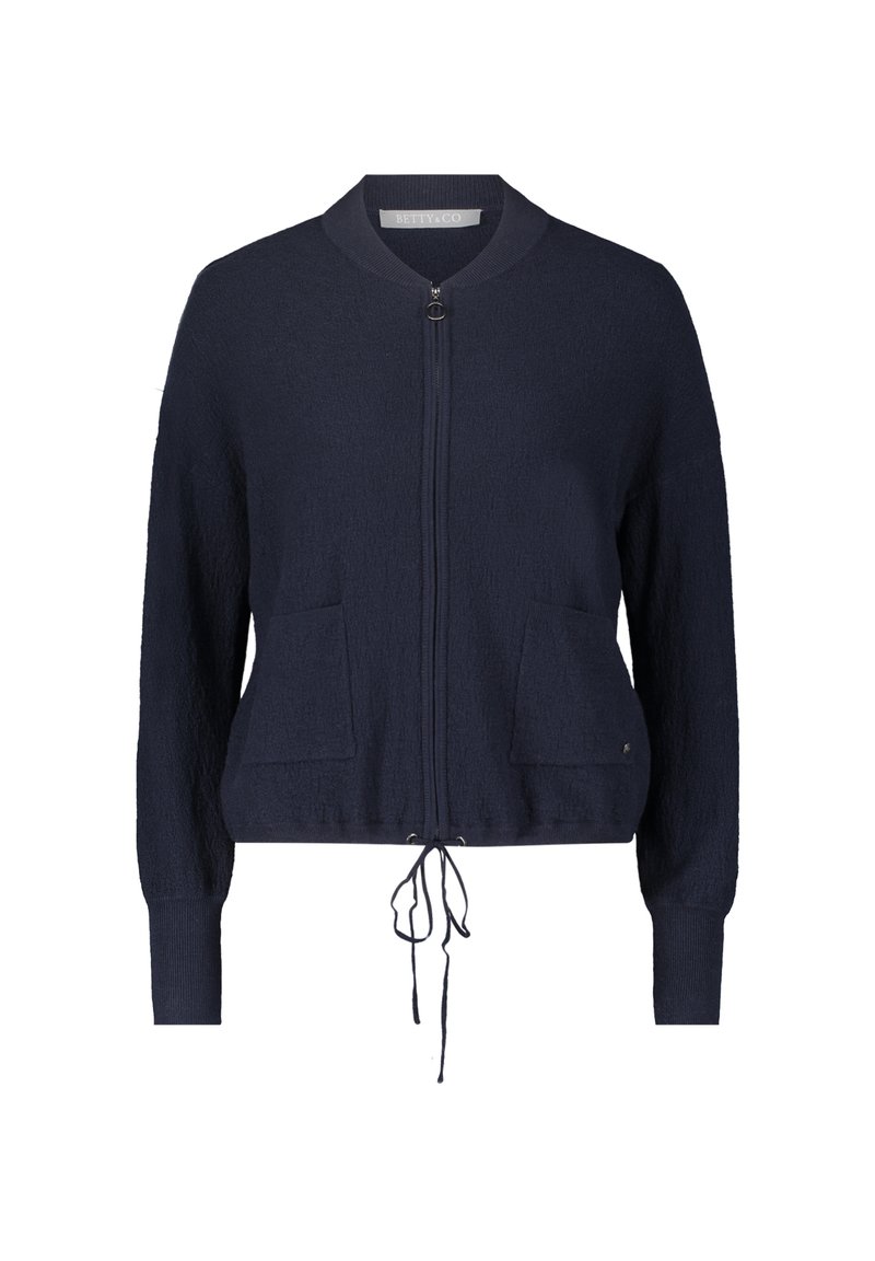 Betty & Co MIT REISSVERSCHLUSS - Vest - navy blue/donkerblauw - Zalando.be