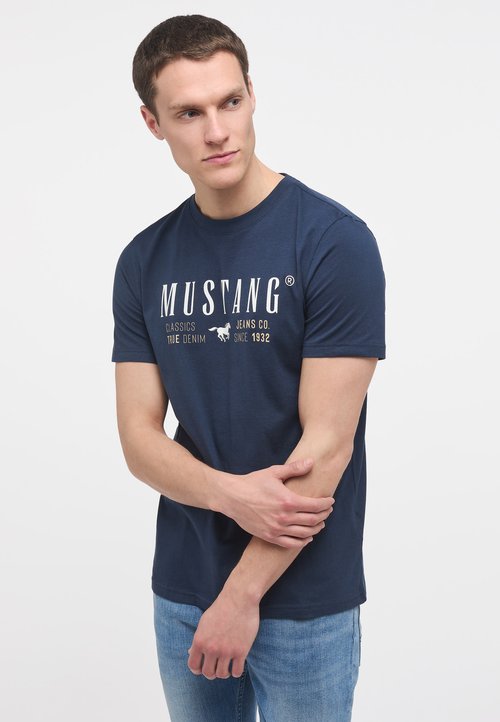 Mustang Triko s potiskem - grau/šedá - Zalando.cz