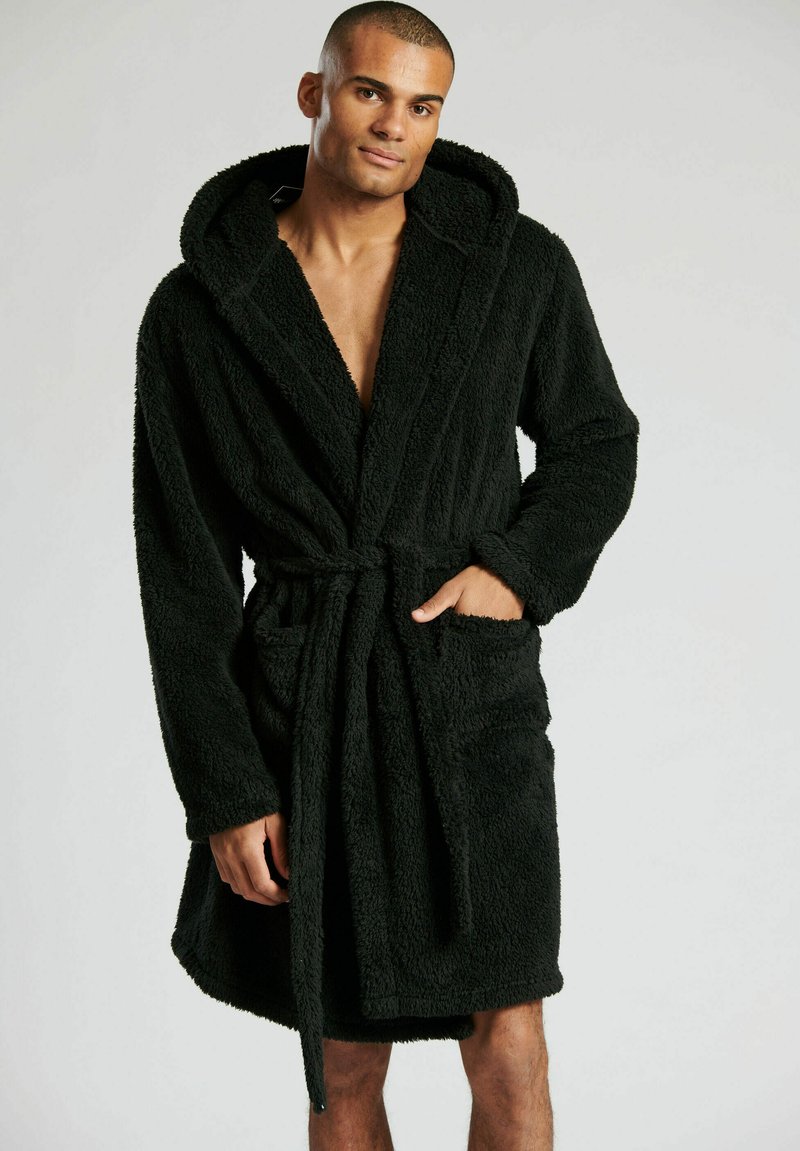 Loungeable Dressing gown - black - Zalando