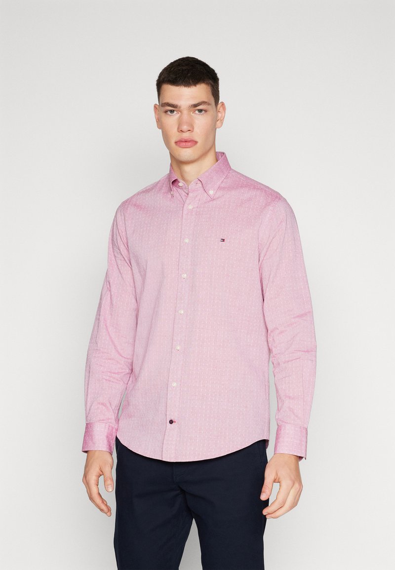 Tommy Hilfiger OXFORD DOBBY SHIRT - Shirt - royal berry/berry - Zalando ...