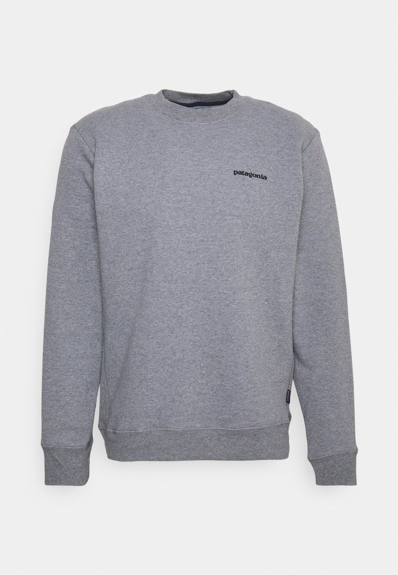 Patagonia FITZ ROY ICON UPRISAL CREW - Sweatshirt - gravel heather/grau ...