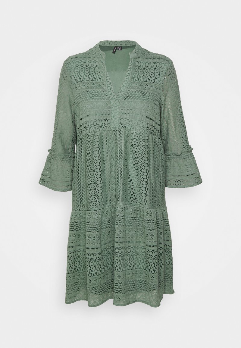 Vero Moda VMHONEY V NECK TUNIC - Jurk - laurel wreath/groen - Zalando.nl