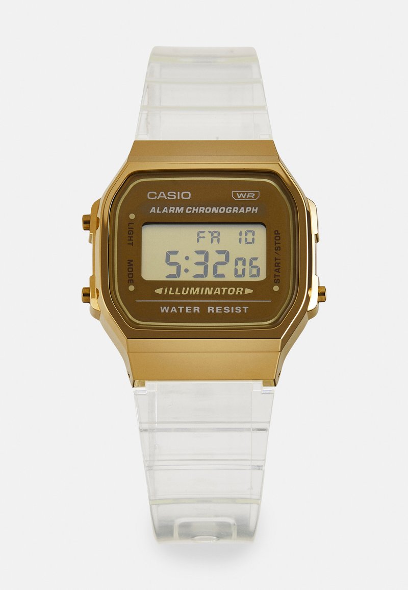 Casio UNISEX - Digital watch - white transparent/transparent - Zalando