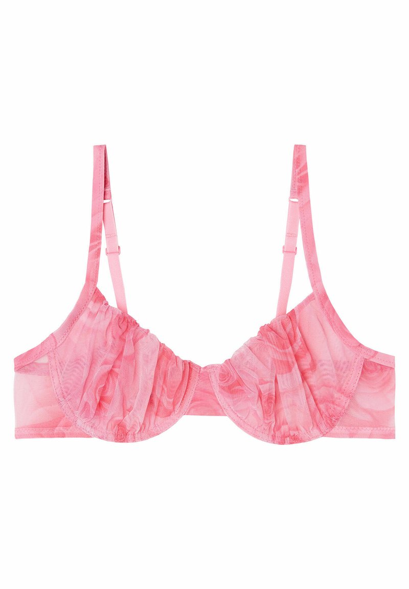 Tezenis PARIS ROMANTIC ROSES - Underwired bra - romantic pink print ...