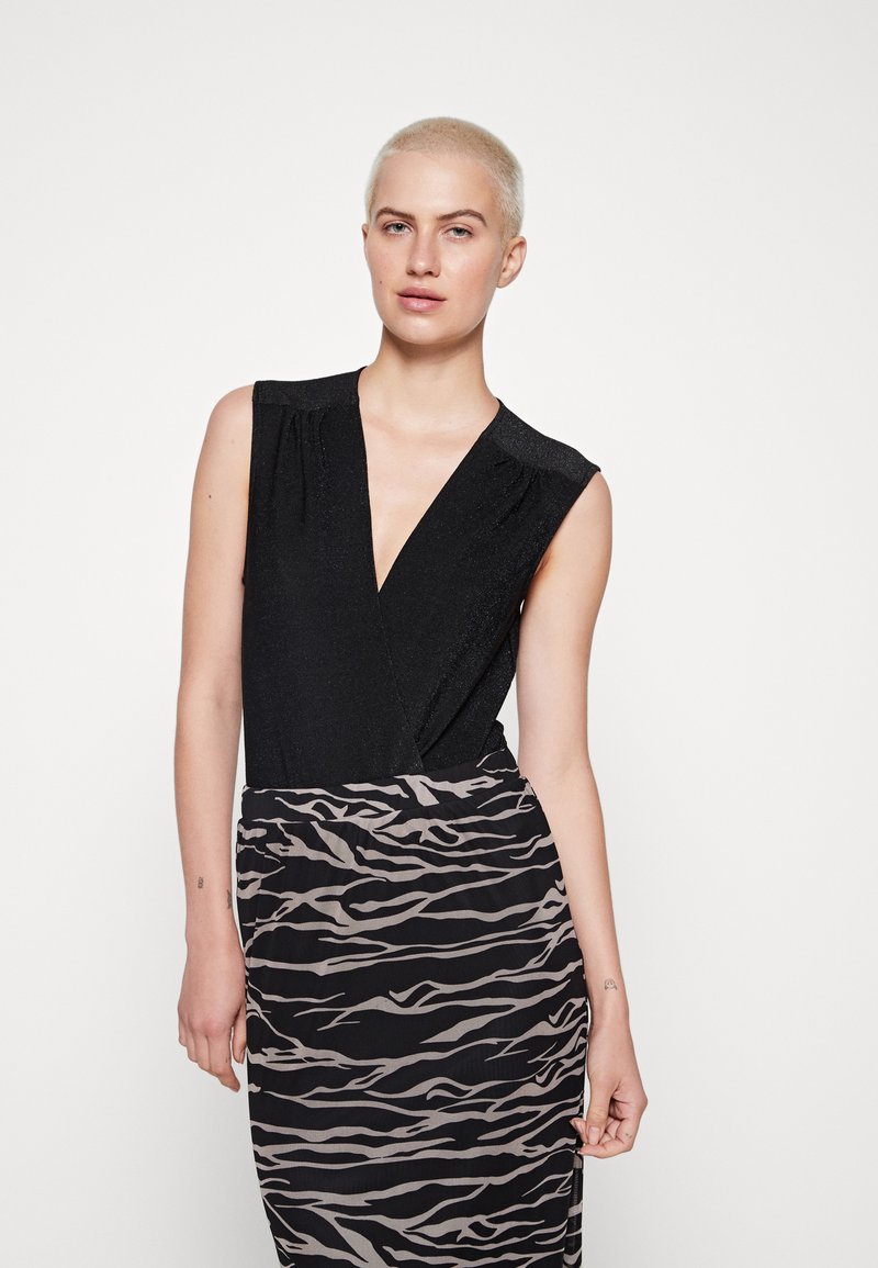 JDY JDYEVY GLITTER BODY - Tops - black/melns - Zalando.lv