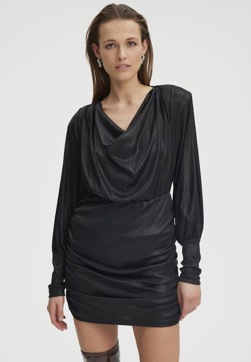 Gestuz MADDIX LS - Shift dress - black - Zalando.ie